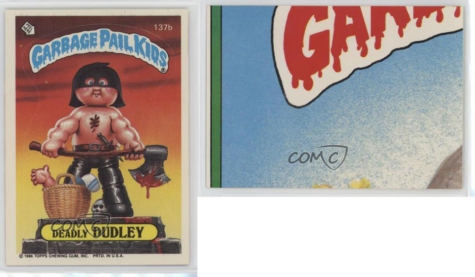 1986 Topps Garbage Pail Kids Series 4 Deadly Dudley #137b 12zm | eBay
