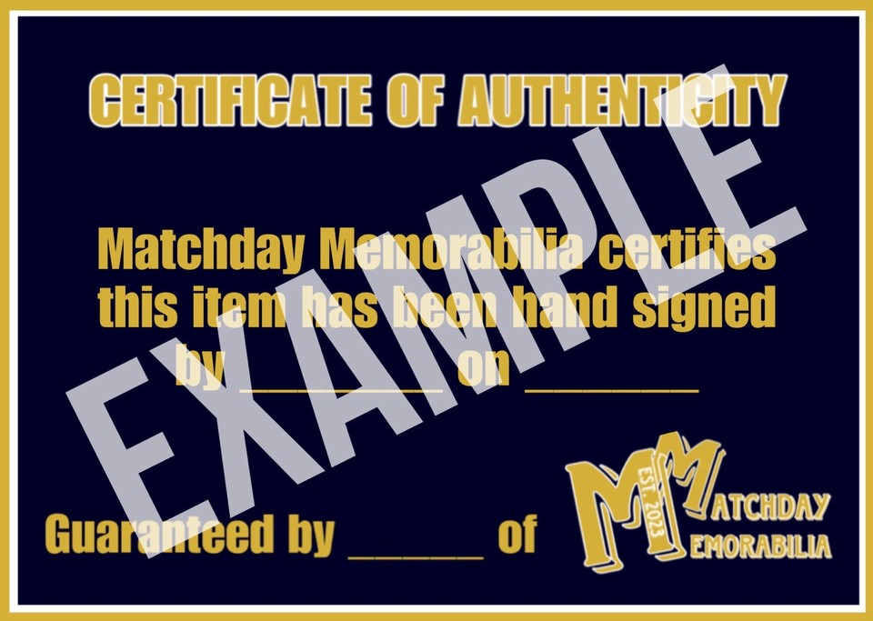 Signed CRAIG GORDON A4 Photo - Hearts Football Memorabilia - COA ...