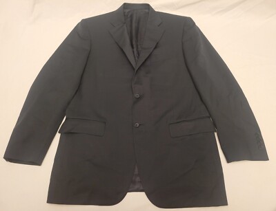 Canali 1934 Silver Label Suit Jacket Sam Cavato St. Louis 42L Navy Blue ...