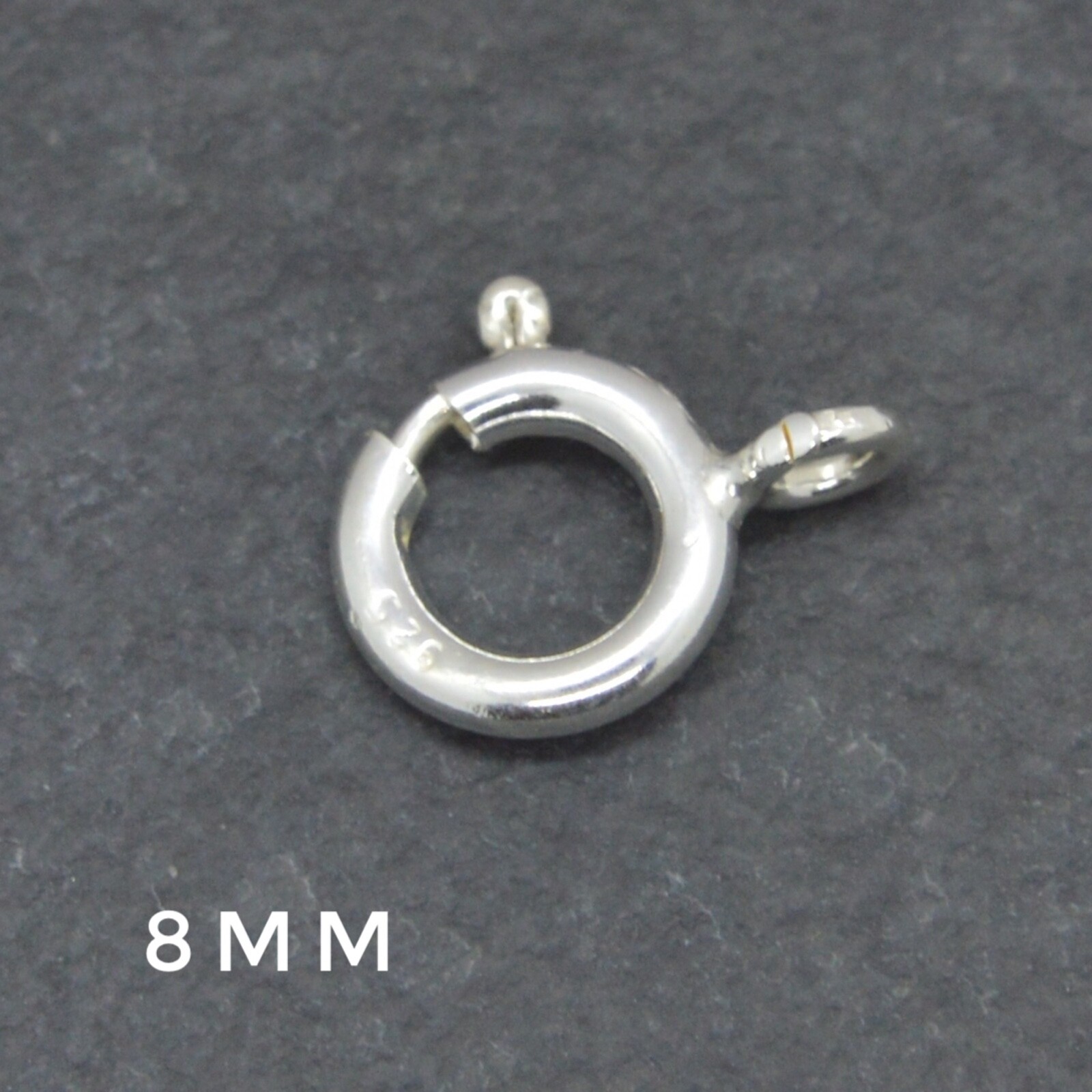 925 Sterling Silver BOLT RING spring clasp finding - 6mm, 7mm, 8mm | eBay