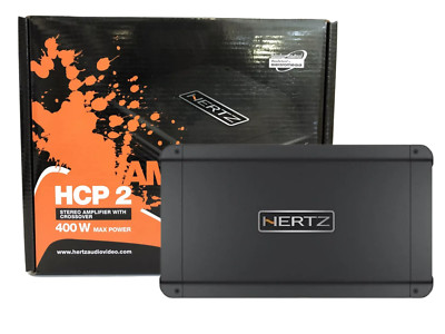 Hertz Compact Power HCP-2 AB-Class Stereo Amplifier 100W RMS x 2 at 2 ...