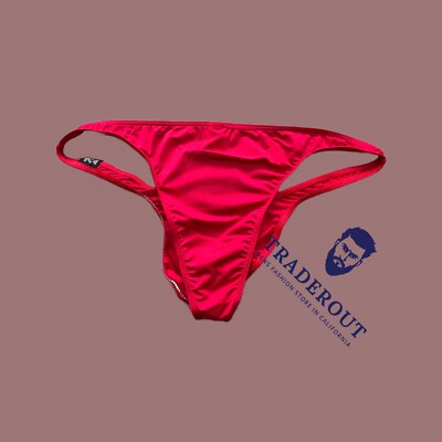 N2N Bodywear Men red Brazilian boykini bikini swim swimwear size M L XL ...