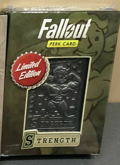 Fallout 76 Limited Edition SPECIAL Perk Cards Strength Charisma You ...