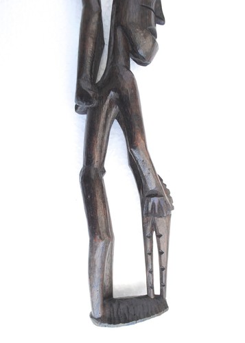 Asmat Female Figures with Hornbill Tribal Artifact from Papua New ...