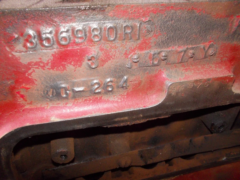 Farmall SM Super M IH tractor engine motor C264 block & more power ...