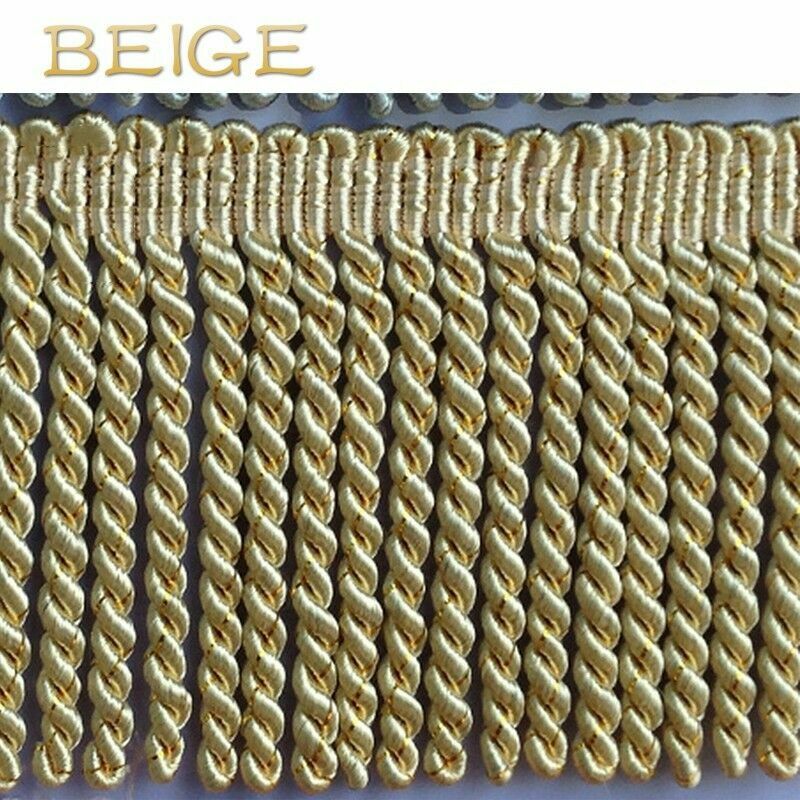 11M Twisted Rope Tassel Trim Bullion Fringe Sofa Bedding Braided ...