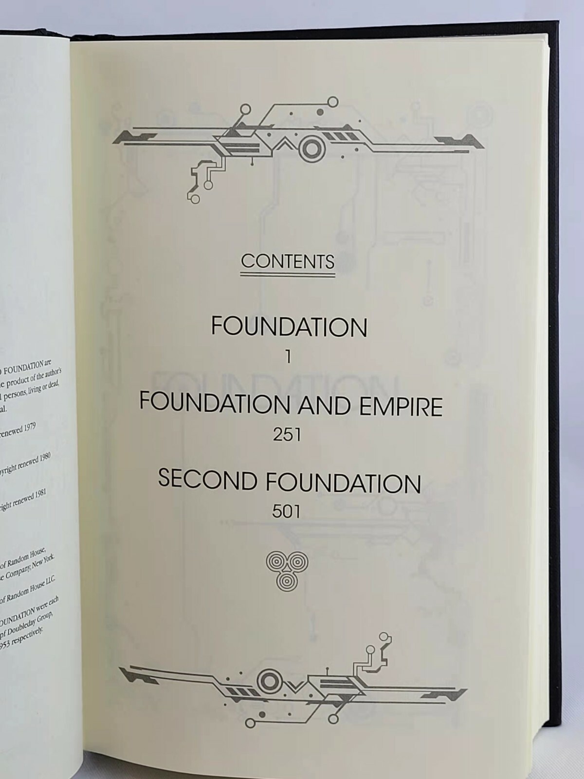 THE FOUNDATION TRILOGY by Isaac Asimov Deluxe Hardcover Edition Brand ...