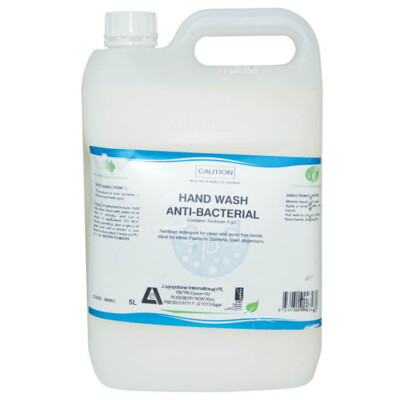 Livingstone Antibacterial Liquid Hand Wash Soap 5L Bottle Unscented | eBay