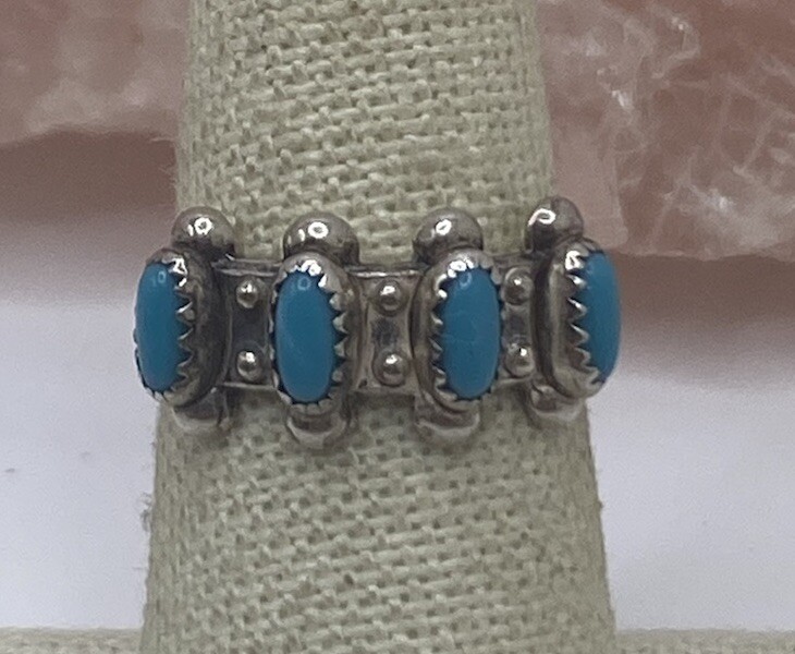 BELL TRADING POST Sterling Silver And Turquoise Band … - Gem