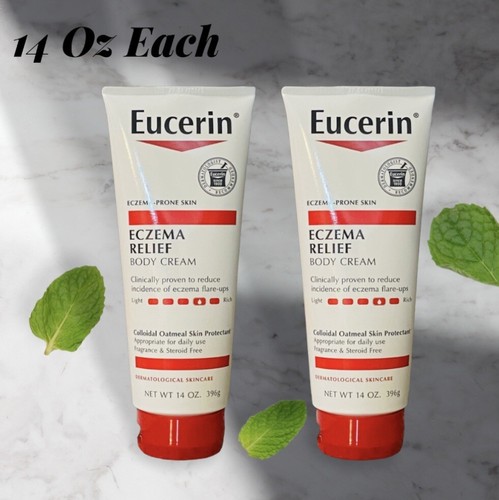 14 OZ EUCERIN ECZEMA RELIEF CREAM WITH COLLOIDAL OATMEAL 2 PACK | eBay