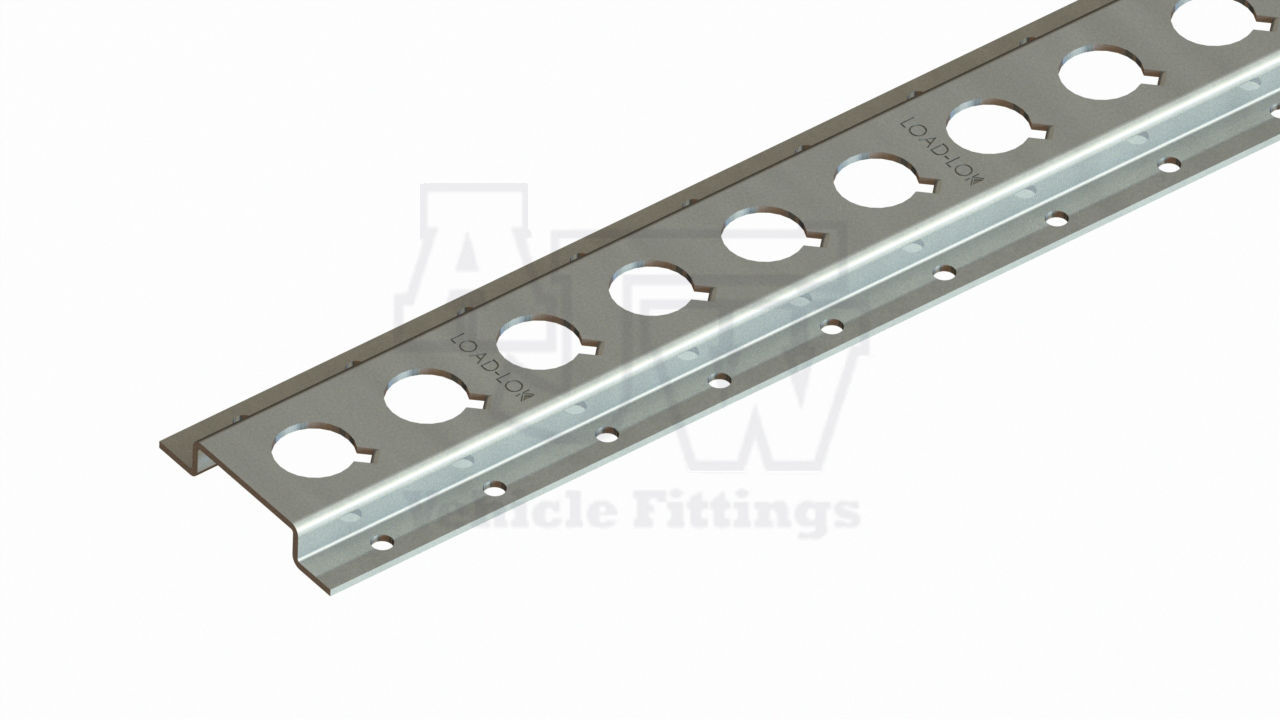 2 x Cargo Rail 1806 Receiver Q Track Shoring Bars Trailers Box Removal ...