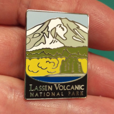 New Traveler Series Pin Lassen Volcanic National Park California Pin ...