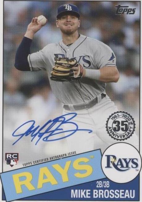 2020 Topps Update Series - 1985 Topps Baseball Autographs Michael ...