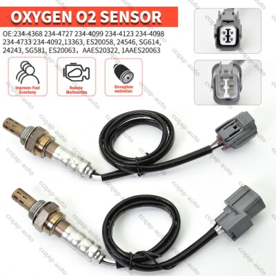 2pcs For 1999-2004 Honda Odyssey 3.5L Upstream & Downstream Oxygen O2 ...
