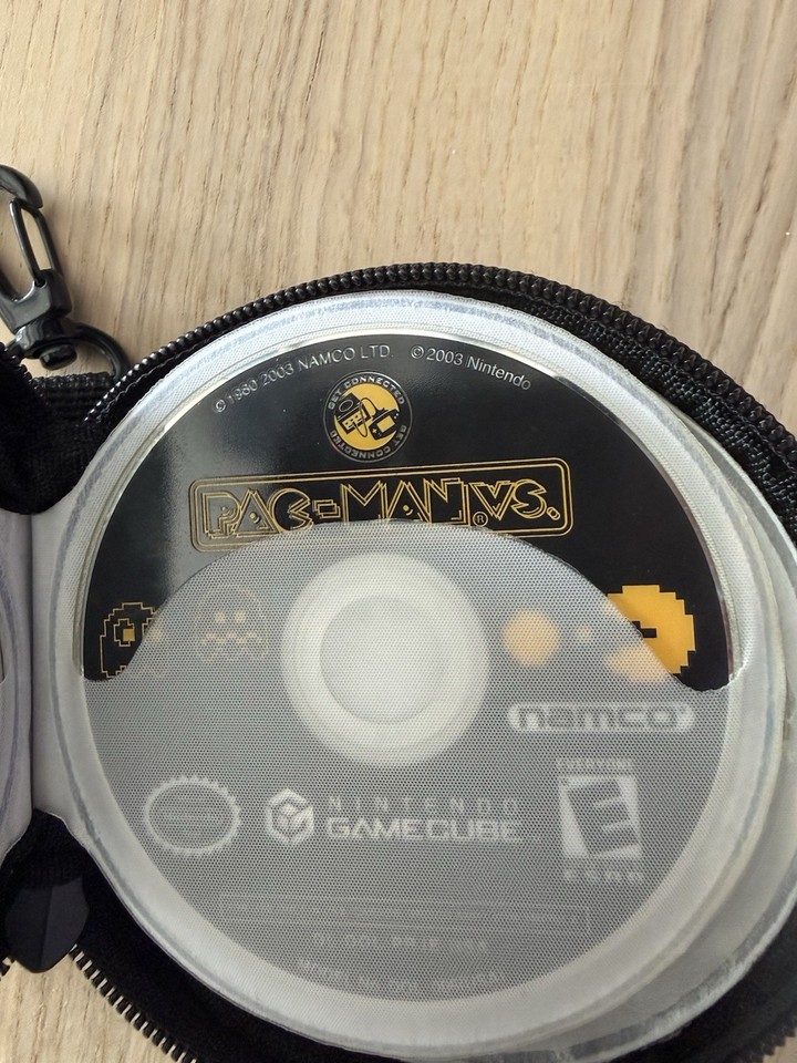 Nintendo Gamecube 10 Game Disc Carry Travel Case Holder Wallet OEM w/ 6 ...