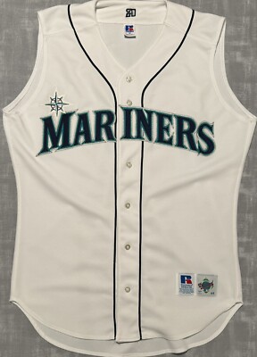 Authentic Vintage Russell Athletic MLB Seattle Mariners Baseball Vest ...