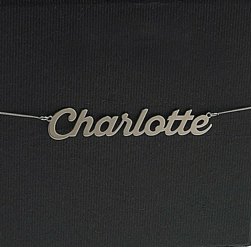 9ct Gold Personalised Custom Name Necklace Pendant Nameplate Necklet ...