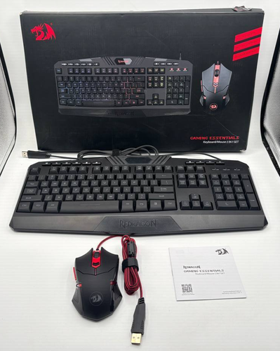 Redragon S101-3 Wired Gaming Keyboard and Mouse Combo RGB 780411789670 ...