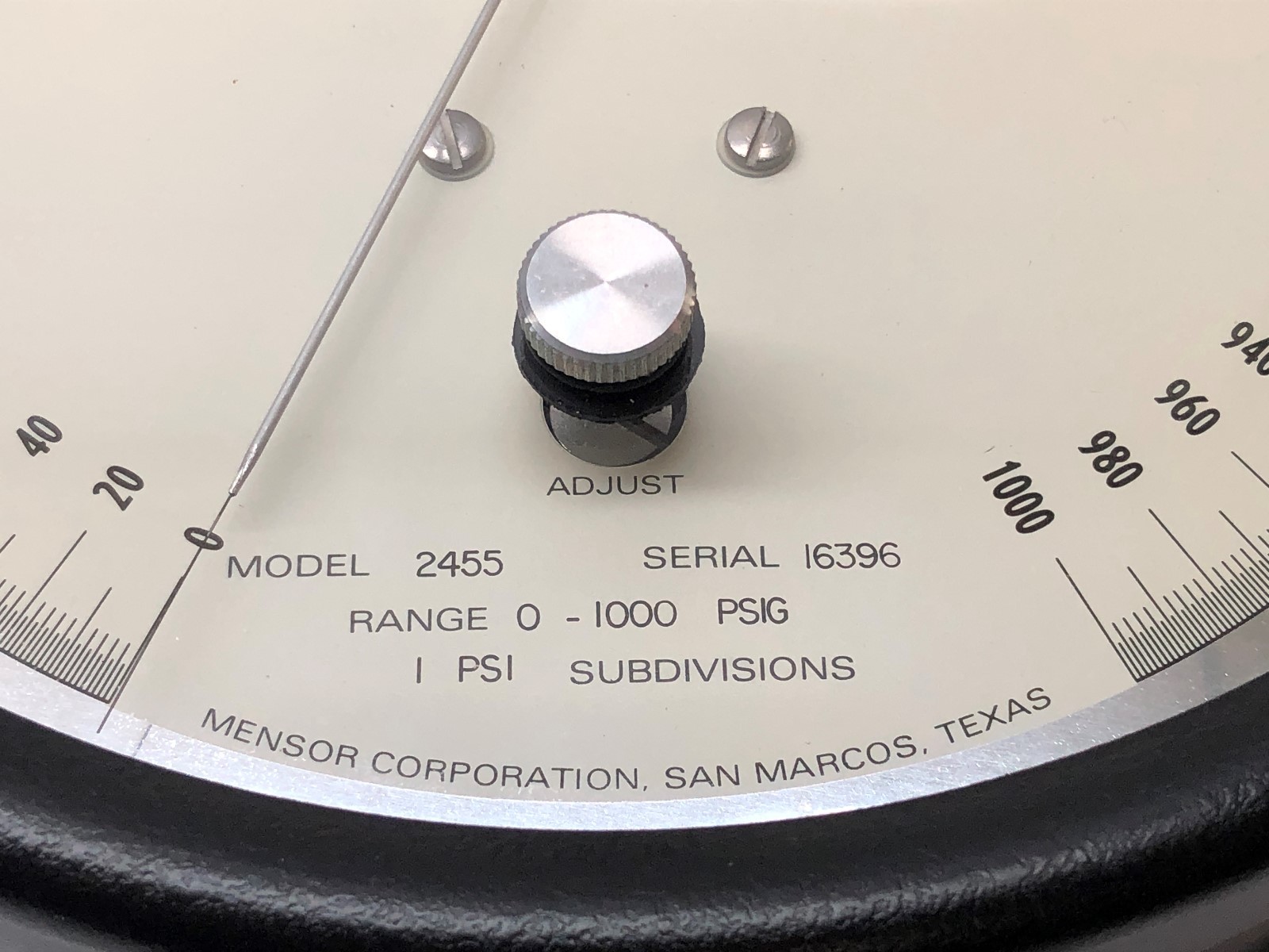 MENSOR PRECISION TEST GUAGE O-1000 PSIG | eBay