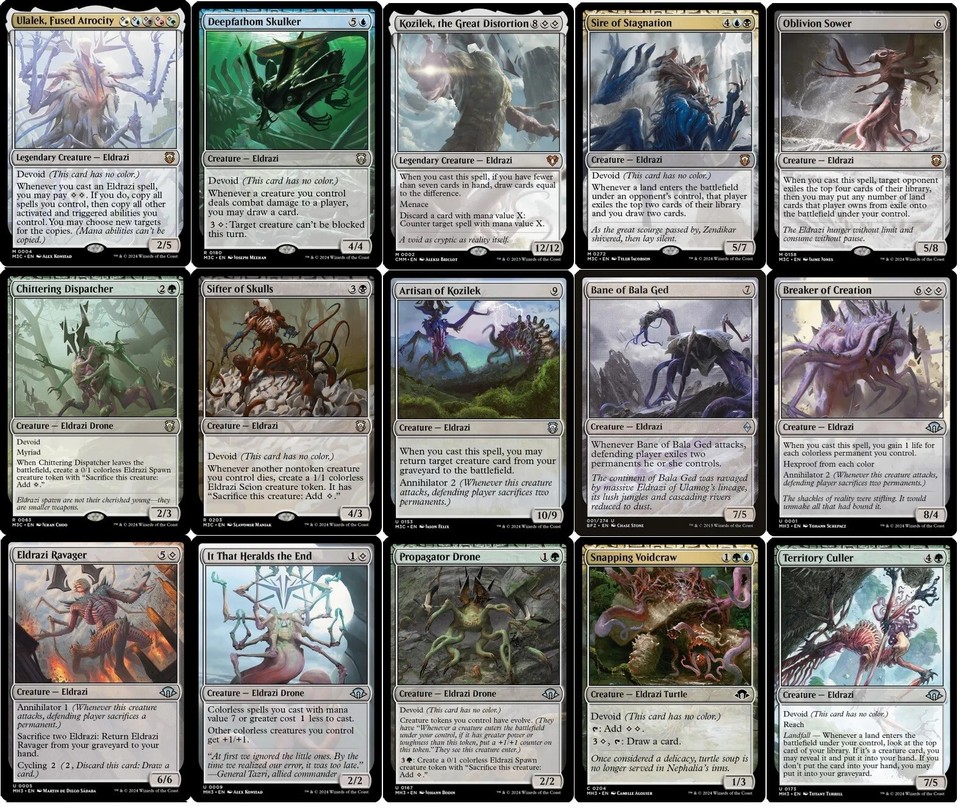 Elite Commander 5 Color Eldrazi Deck - Ulalek - Strong - EDH - 100 Card ...