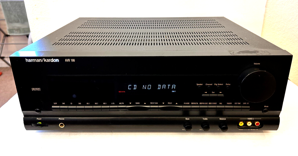 Harman Kardon AVR 100 AM/FM Surround Receiver Clean TESTED Works | eBay