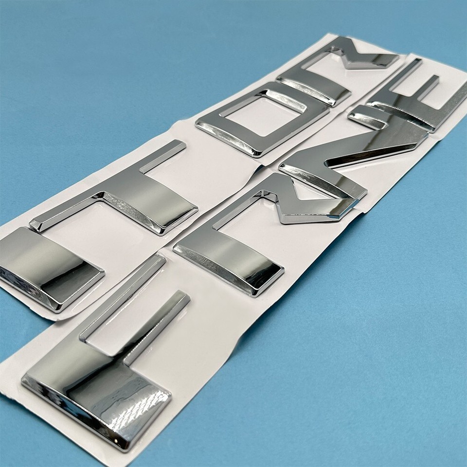 2022-2024 Nissan Frontier CHROEM 3D Raised Tailgate Letters Badge | US ...