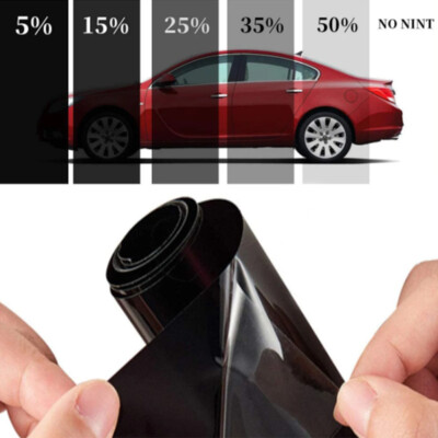 Professional Car Window Tinting Black Smoke Vehicle Vinyl Tint Film ...