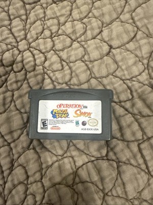 Operation / Mouse Trap / Simon (Game Boy Advance) GBA | eBay