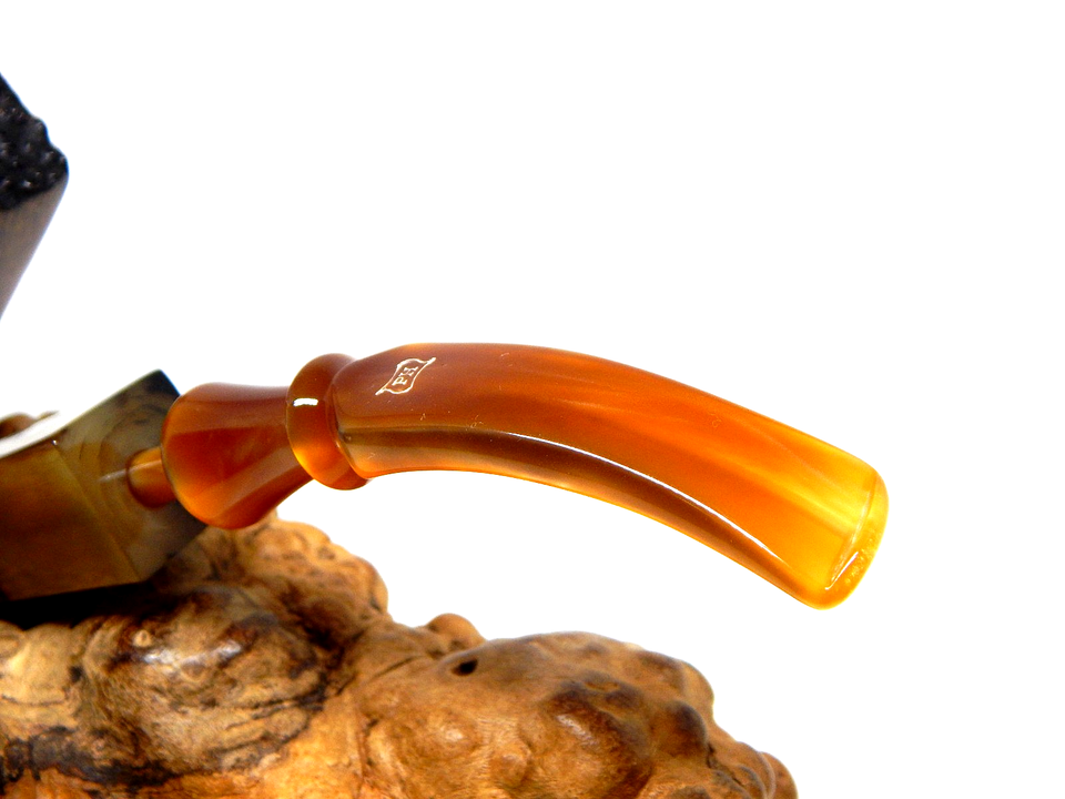 PREBEN HOLM RARE GRADE 8 HANDCUT FULL BENT SQUARE SHANK SITTER ESTATE ...