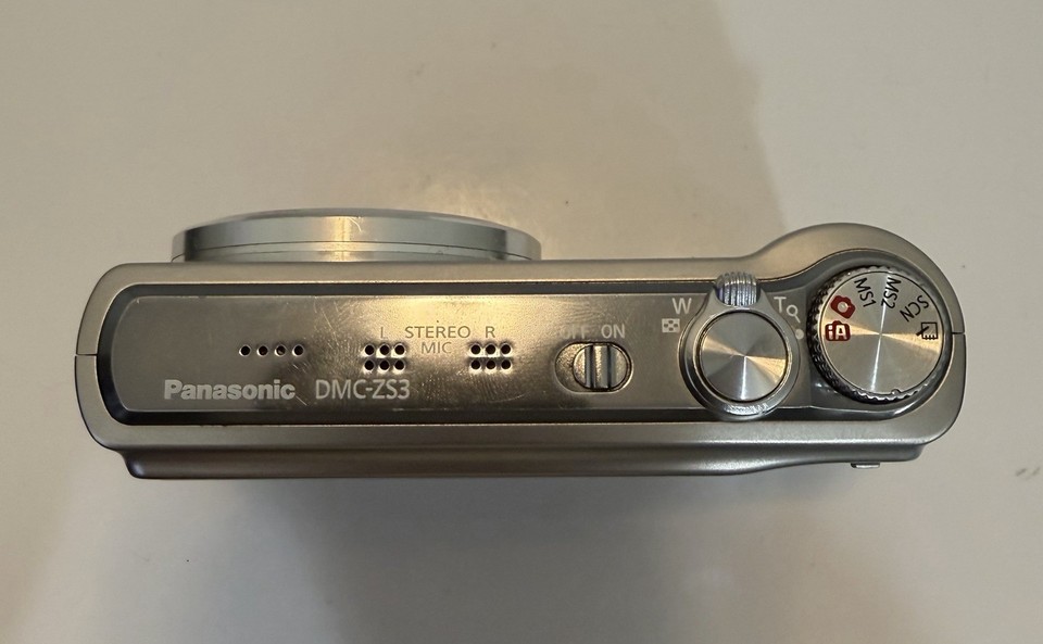 Panasonic Lumix DMC-ZS3 10.1MP Digital Camera Point & Shoot Silver Y2K ...