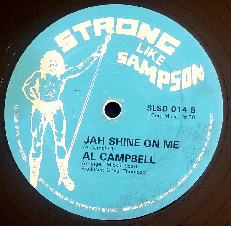 SUGAR MINOTT AL CAMPBELL LINVAL THOMPSON STRONG LIKE SAMPSON 12" 1980 ...