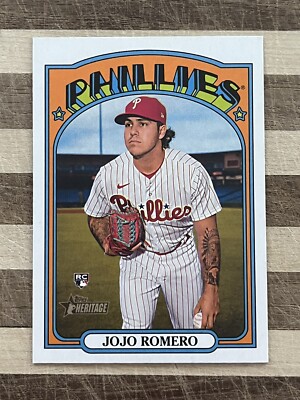 2021 Heritage High Number Baseball JoJo Romero Rookie Card #591 | eBay