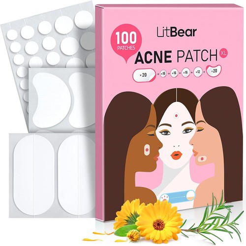 Large Acne Patches Treatment for Acne on Neck and Chin Pimple Patch ...