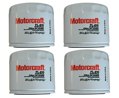 (4) MOTORCRAFT Engine Oil Filter FL-810 part# PH2808 - New in Original ...