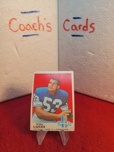1969 Topps NFL Mike Lucci #167 Detroit Lions | eBay