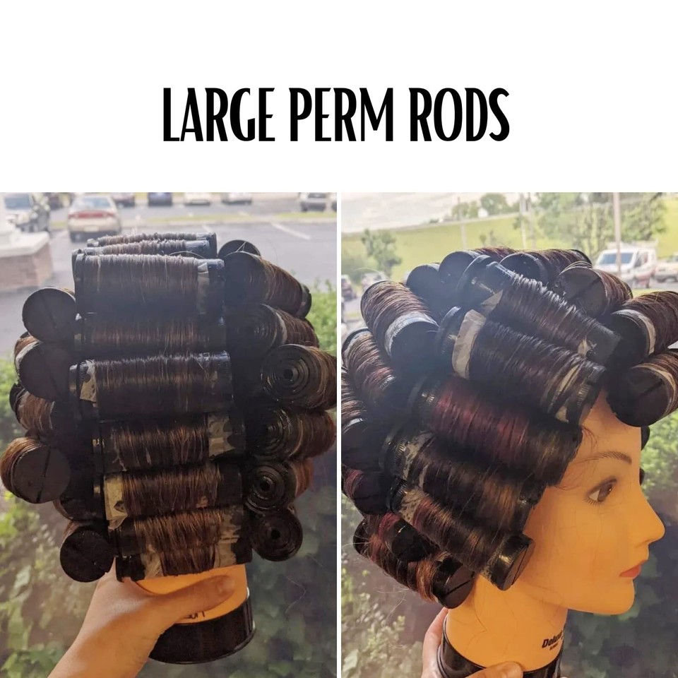 Extra Large Perm Rods 24 Pcs Perm Rods For Natural Hair Jumbo Cold Wave ...