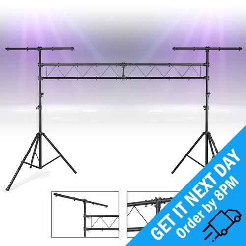 BeamZ Lighting Truss Bridge Stand Dual T Bar for DJ and Party Lights ...