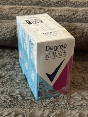 3 PACK Degree Women 5 in 1 Clinical MotionSense Antiperspirant ...