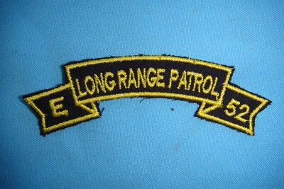 PATCH US ARMY E co. 52nd INFANTRY DIVISION LONG RANGE PATROL | eBay