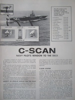 5/1971 AN/SPN-41 C-SCAN APPROACH CONTROL SYSTEM US NAVY AIRCRAFT ...