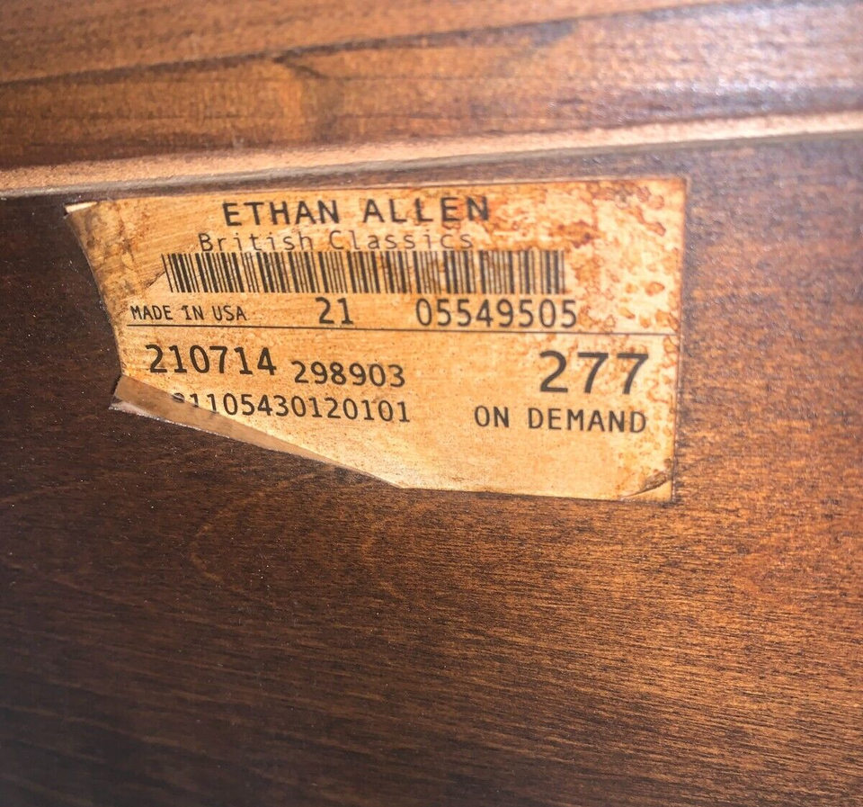 Ethan Allen British Classics Mitchell End Side Table #29-8903 (A) *MINT ...