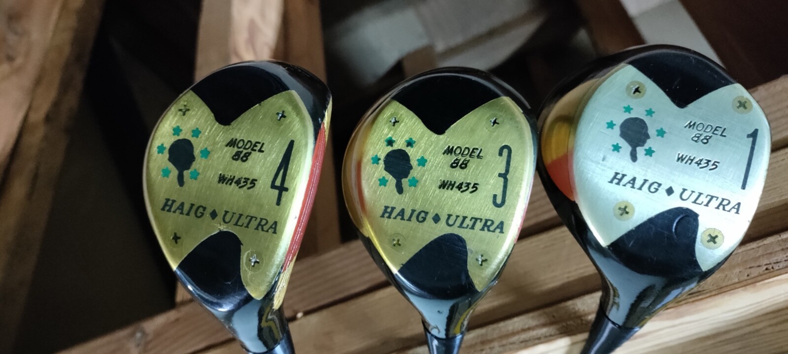 Walter Hagen Haig Ultra 1,3,4 Woods RH Pro Flex Shaft Orig. Grips ...