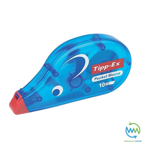 TIPP-EX Pocket Mouse CORRECTION Tape WHITE Roller Fluid 10m MICE Blue ...