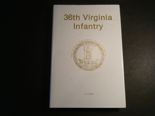 H E HOWARD 36th Virginia Infantry, 1st edition, WITH white DJ, signed ...