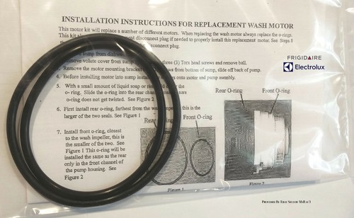 O-Ring Kit for Electrolux / Frigidaire Includes Rear 154246901 & Front ...