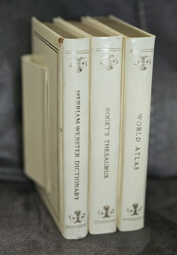3 Book Set Cardinal 1961 Roget’s Thesaurus, Atlas, & Dictionary W ...