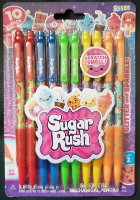 10pc Sentos Scented Mechanical Pencils *Sugar Rush* Multicolor ~3pk~ | eBay