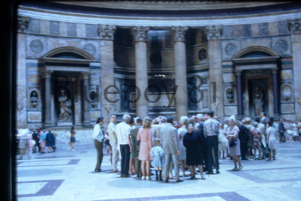 35mm Slide 1971 Rome Italy Pantheon interior | eBay