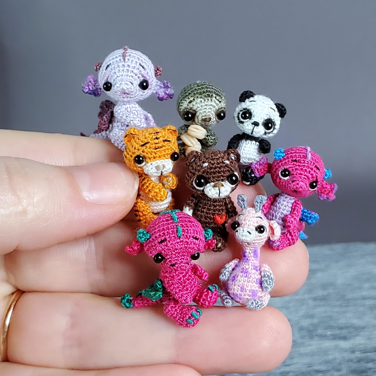 Custom Tiny micro Animal Figurine. Dollhouse miniature. Doll pet ...