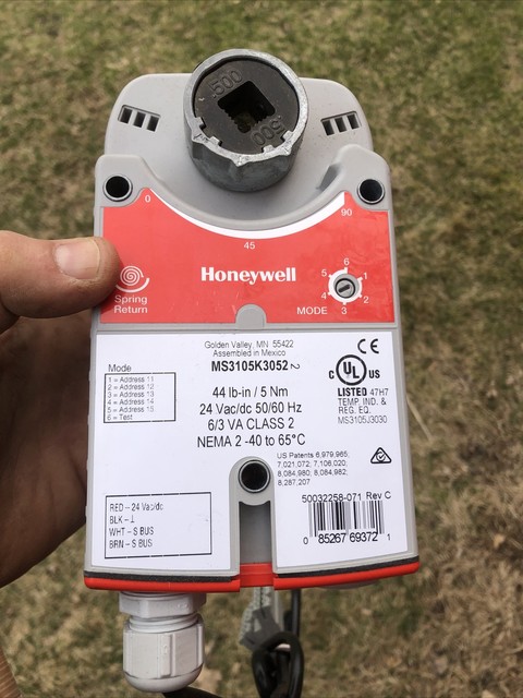 Honeywell MS3105K3052 Damper Actuator Economizer Controller W7220 for ...